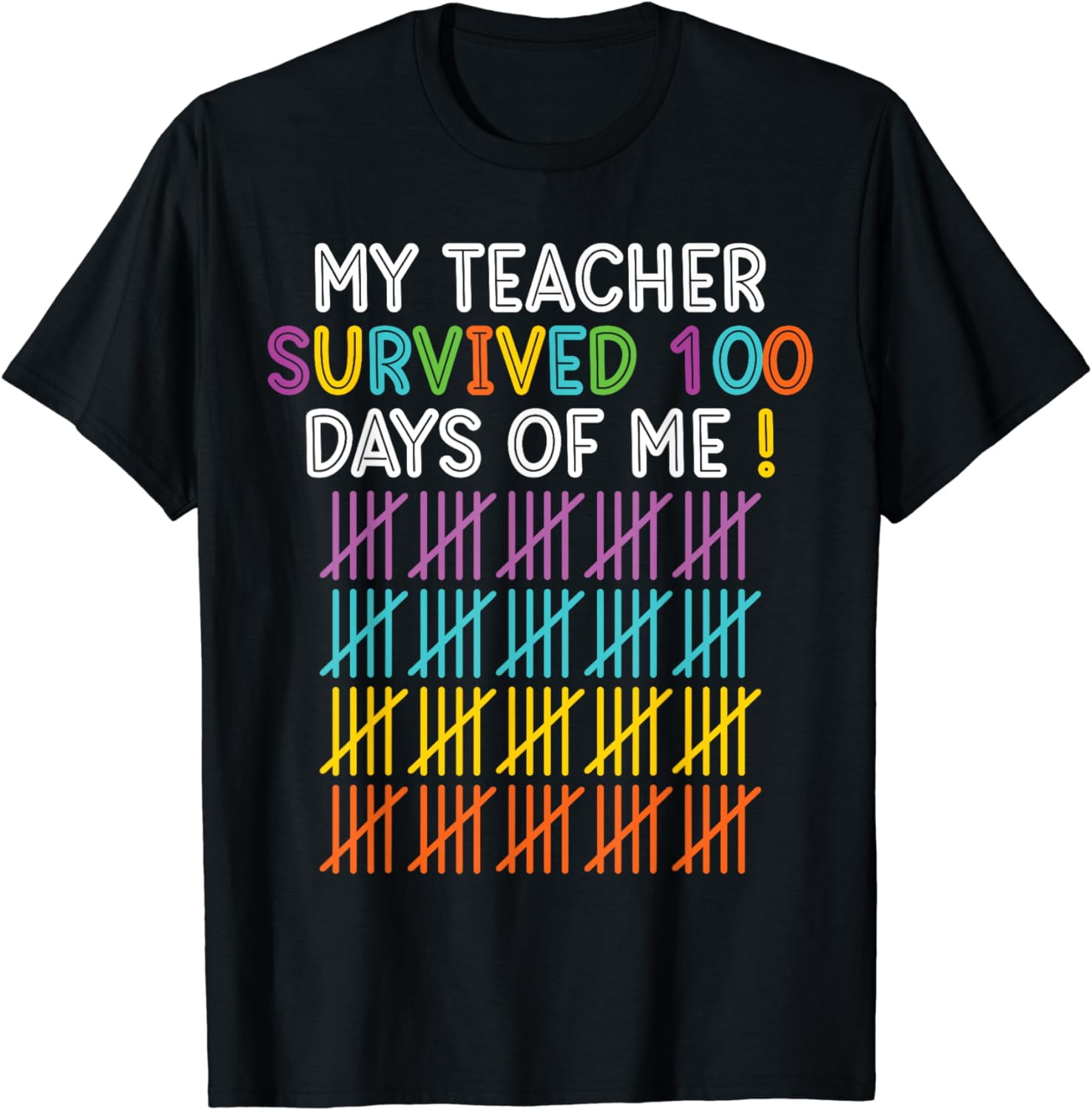100 Days of School Happy 100th Day of School Teacher Student T-Shirt ...