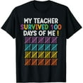 100 Days of School Happy 100th Day of School Teacher Student T-Shirt ...