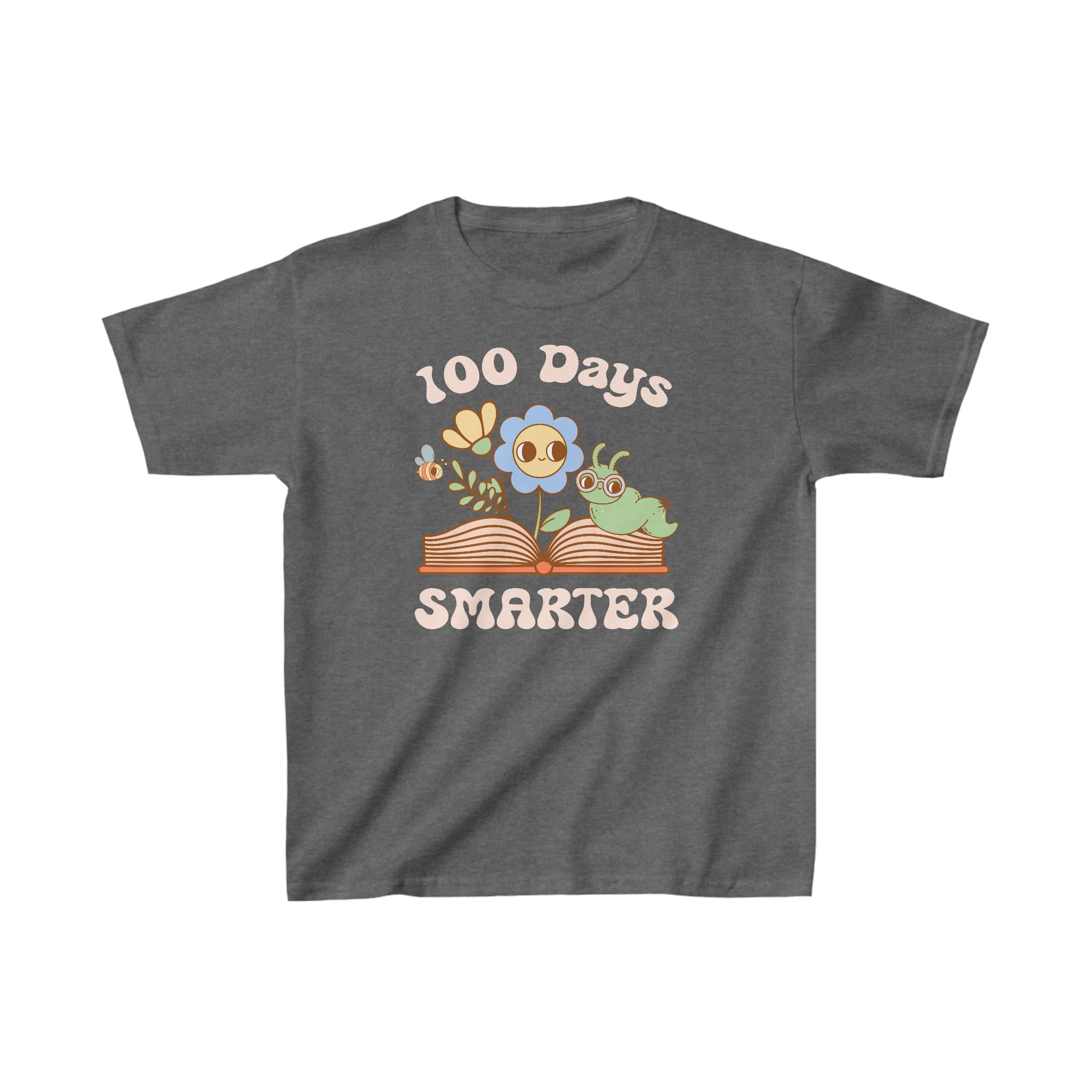 100 Days of School Kids Shirt, 100 Days Smarter - Walmart.com