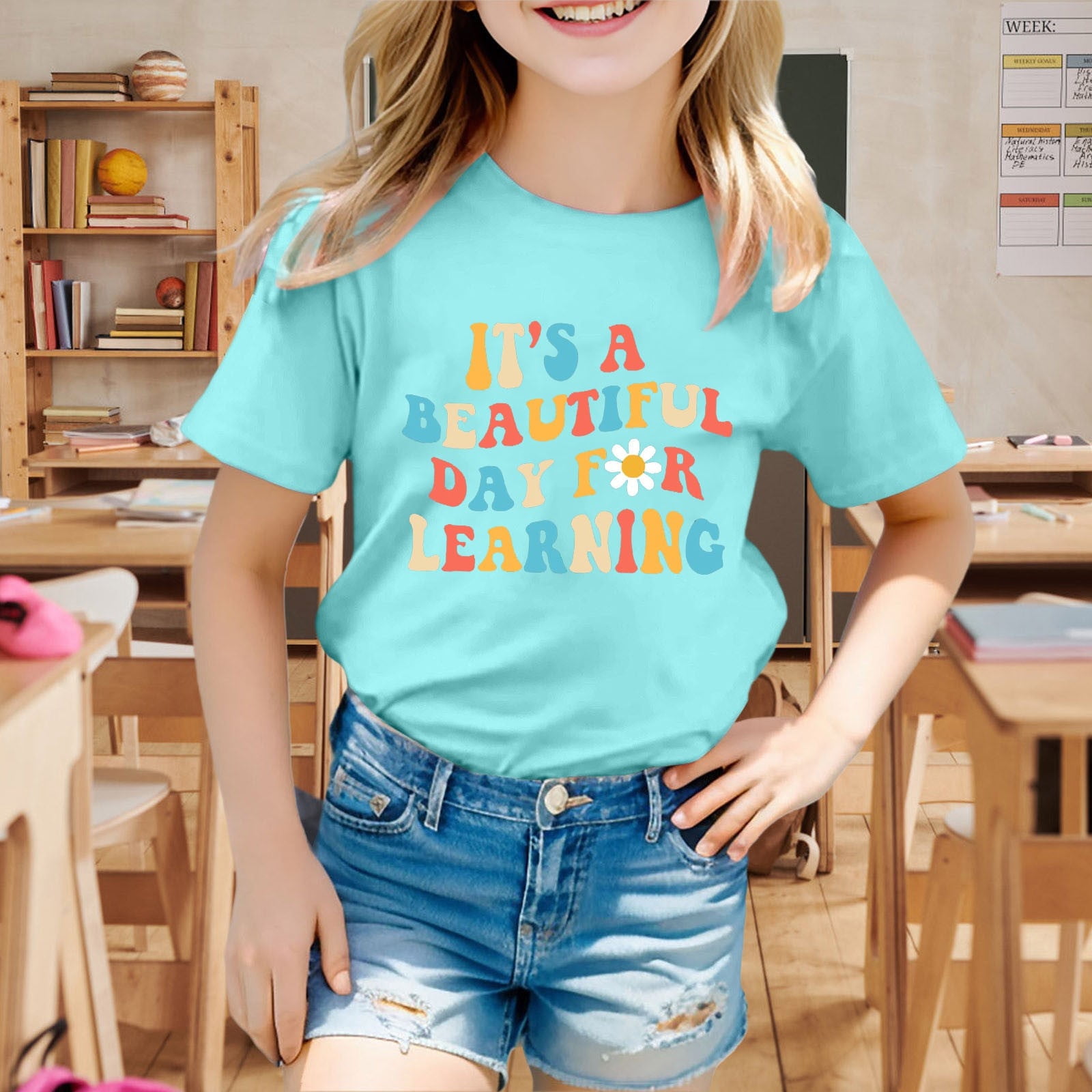 100 Days of School Shirt for Kids Print Shirt Round Neck T Shirt First ... 100 Days of School Shirt for Kids Print Shirt Round Neck T Shirt First ...
