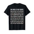 100 Days of Silly Gooses Funny 100th Day of School Teacher T-Shirt ...