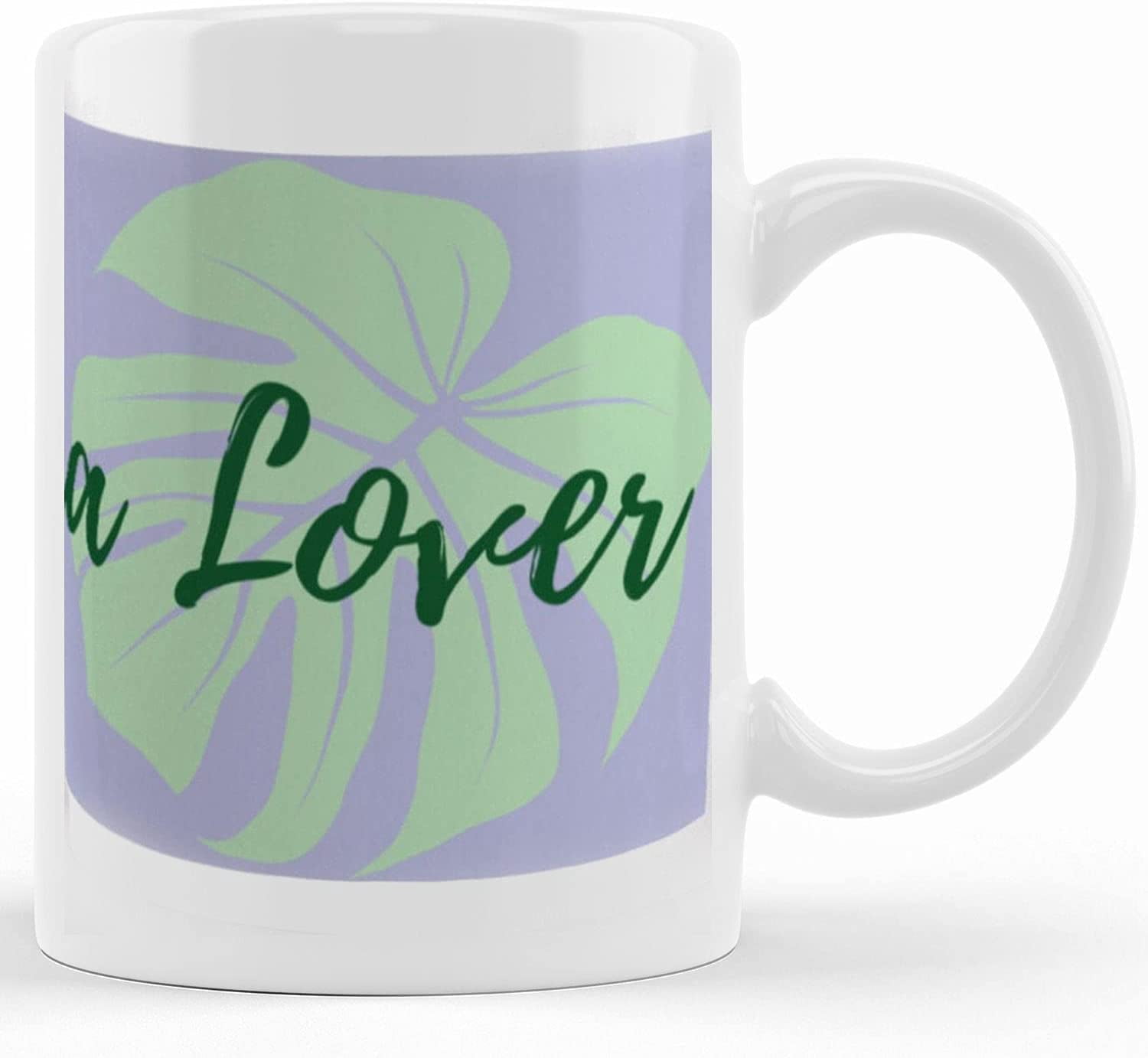 100% Dishwasher Microwave Safe, Ceramic Mug, Monstera Lover, Cheese ...