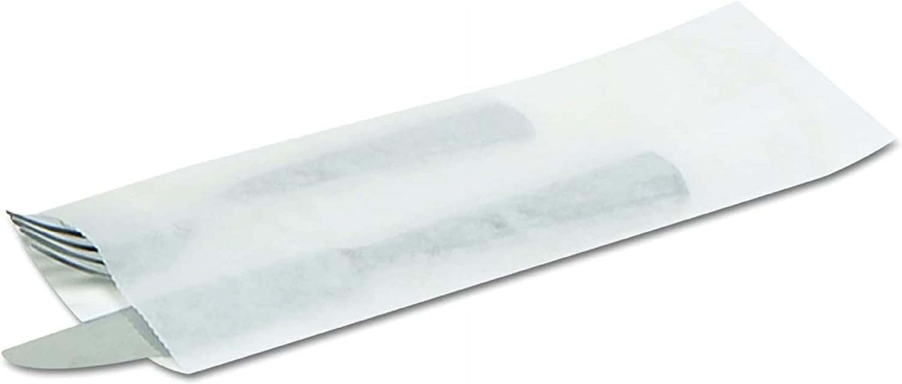 The Baker Celebrations 100 Count Disposable Paper Bags for Silverware ...