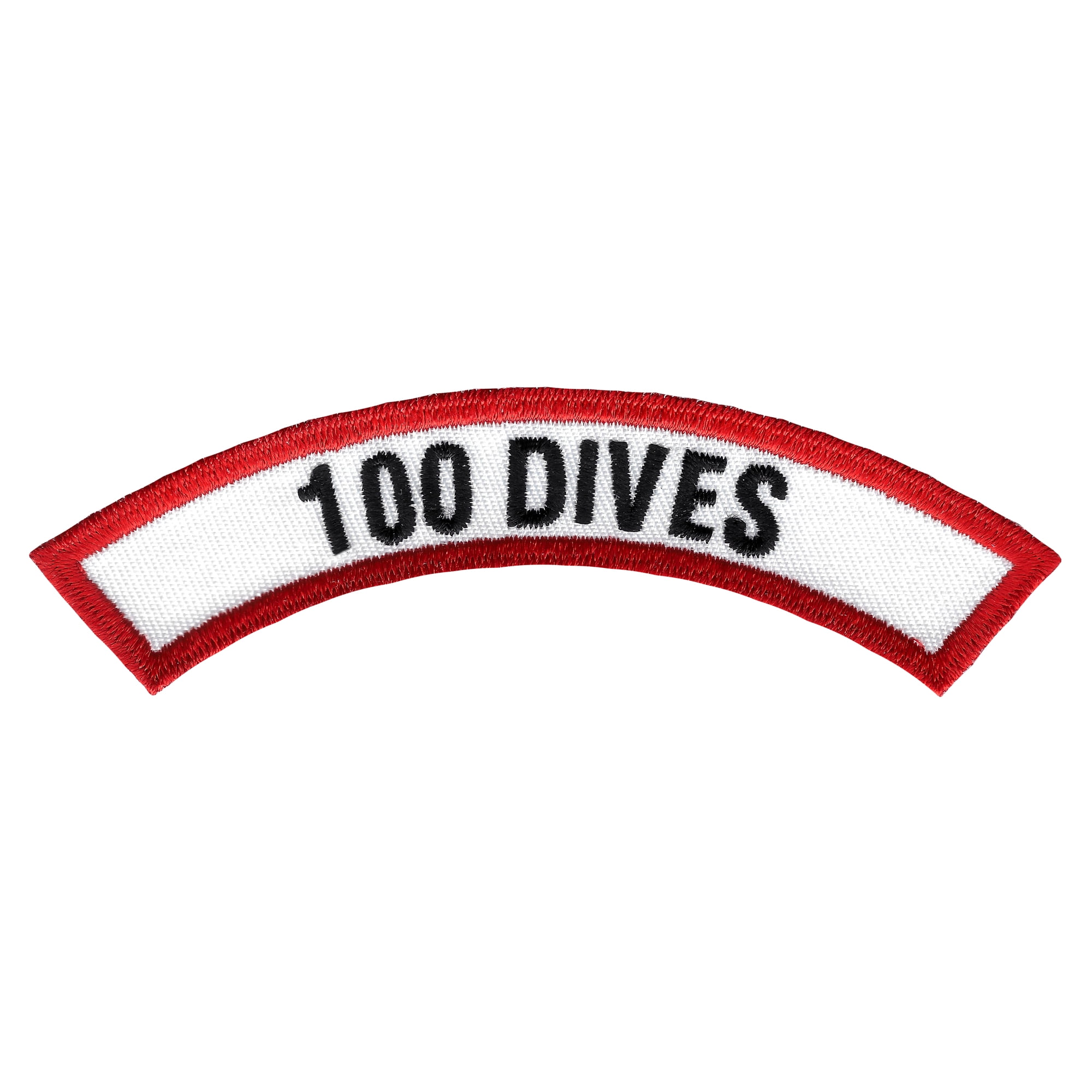 100 Dives Scuba Certification Chevron Embroidered Iron-On Patch - Walmart.com