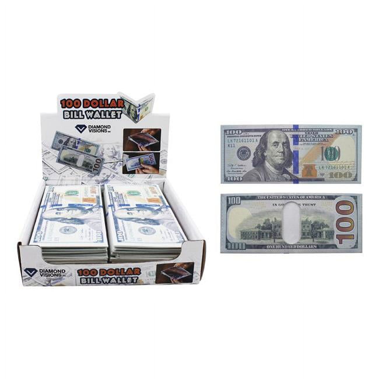 100 Dollar Bill Wallet Plastic 1 pk - Walmart.com