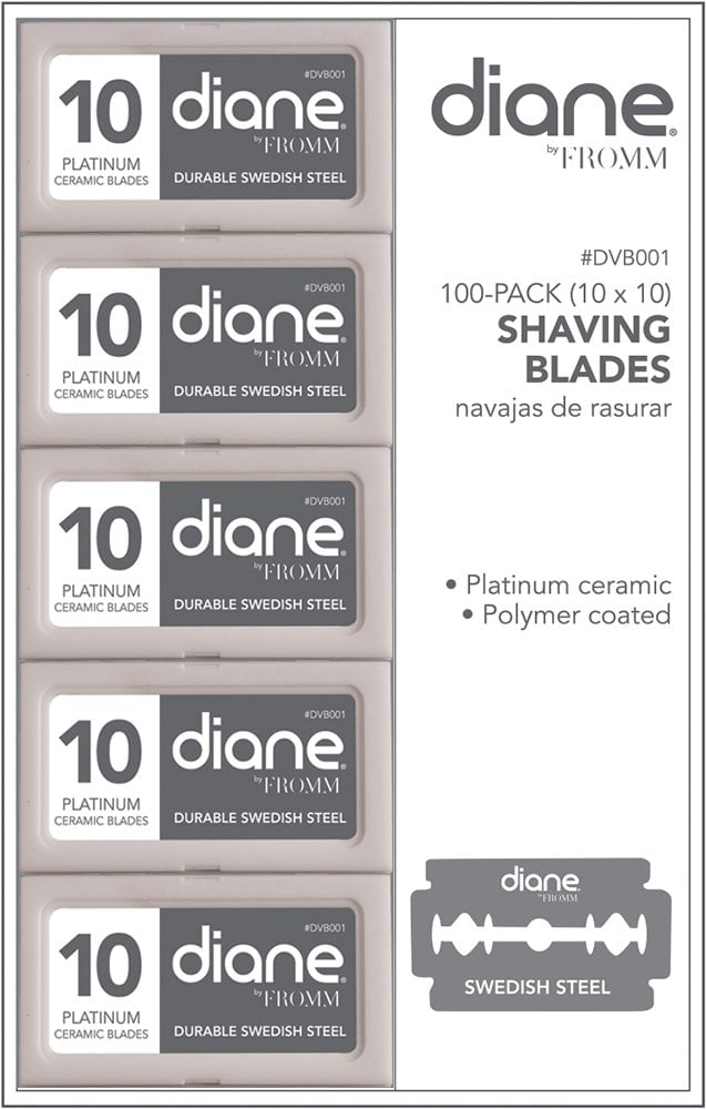 100 Double Edge Safety Razor Blades Manufactured with Swedish Stainless ...