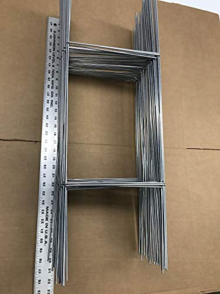 100 Double H-Frame Stake 10 x 30 inch x 9 Gauges Galvanized Wired Signs ...