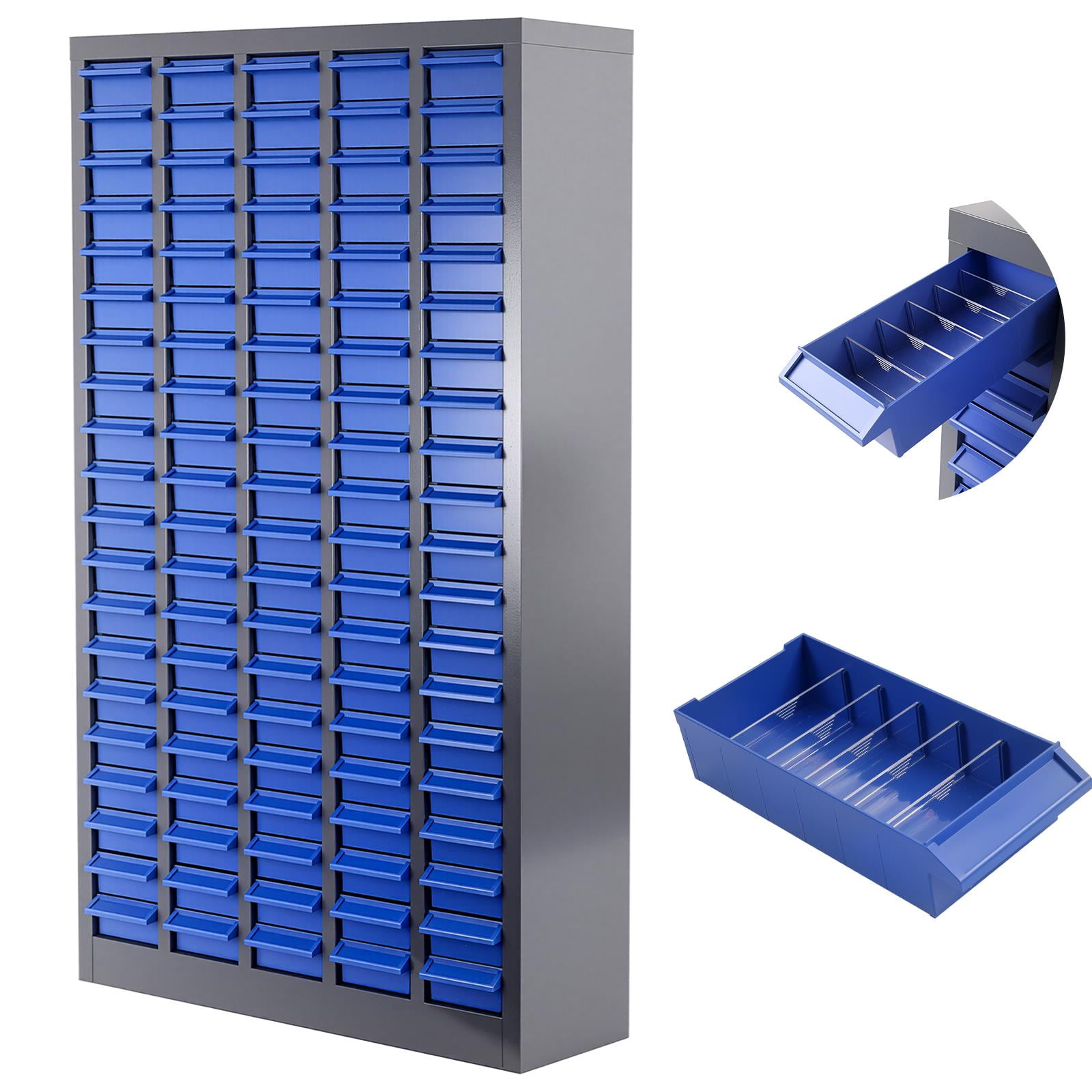 100 Drawer Hardware Organizer Cabinet, Multi-use Plastic Drawer Bolt ...