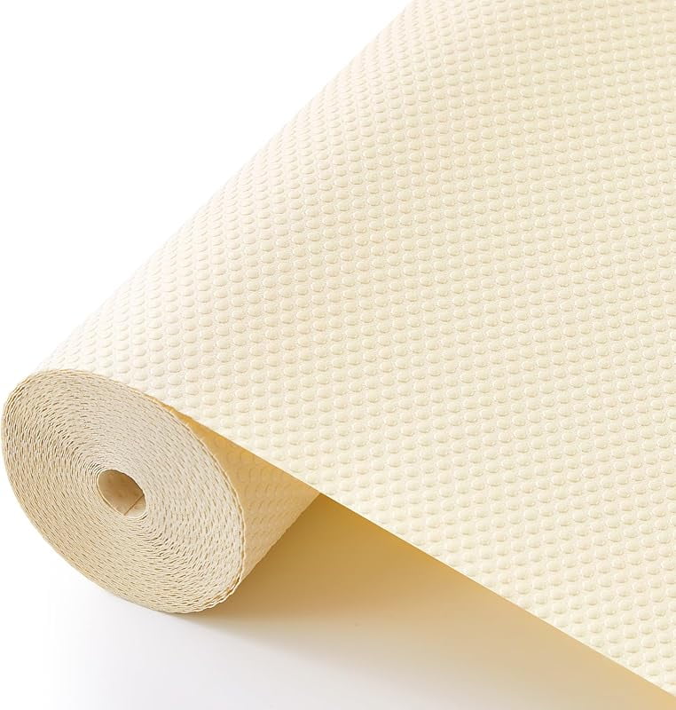 100% EVA Shelf Liner for Kitchen Cabinet, 12" x 240" Drawer Liners Non ...