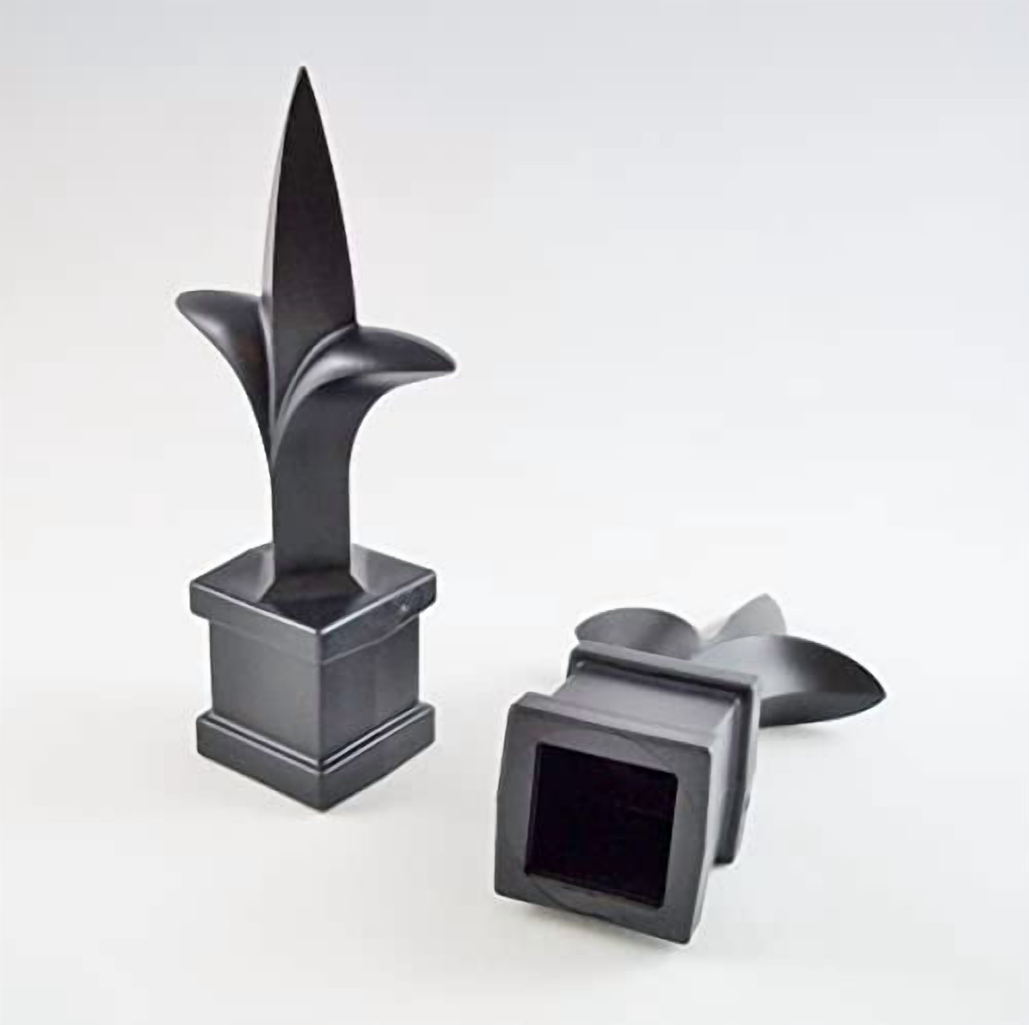 100 Each for 3/4" Plastic Finial Tops for Iron Picket Fence Triad Spear ...