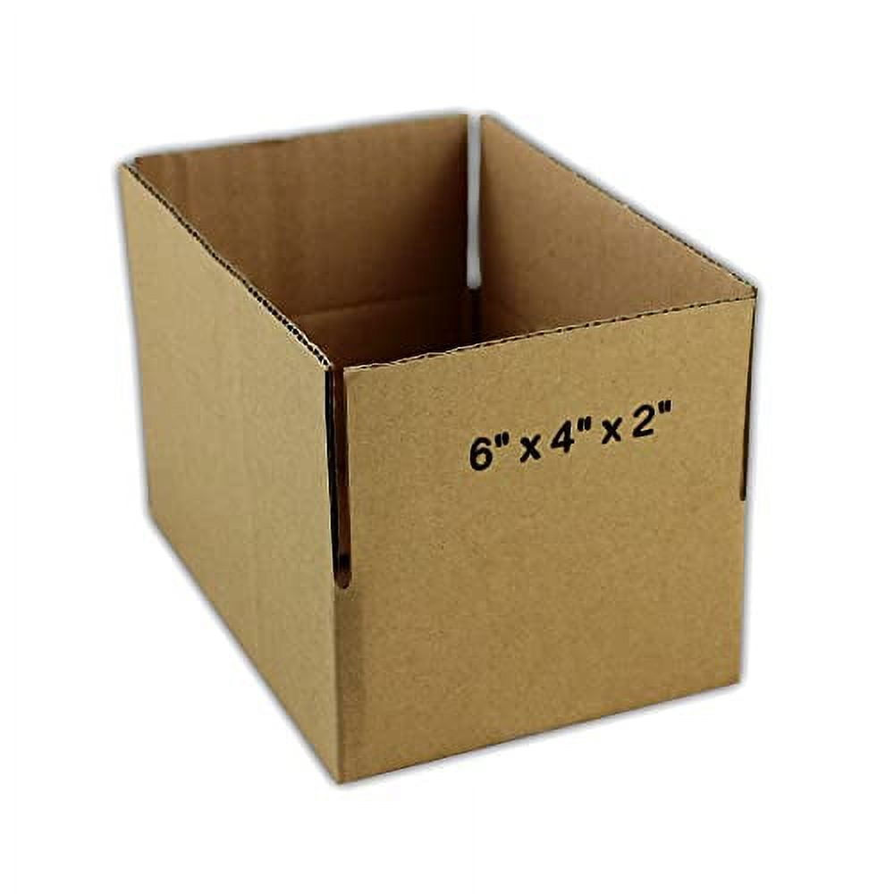 100 EcoSwift 6x4x2 Corrugated Cardboard Packing Boxes Mailing Moving ...
