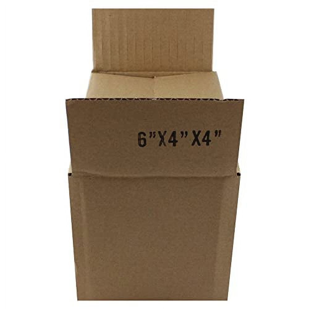 100 EcoSwift 6x4x4 Corrugated Cardboard Shipping Boxes Mailing Moving ...