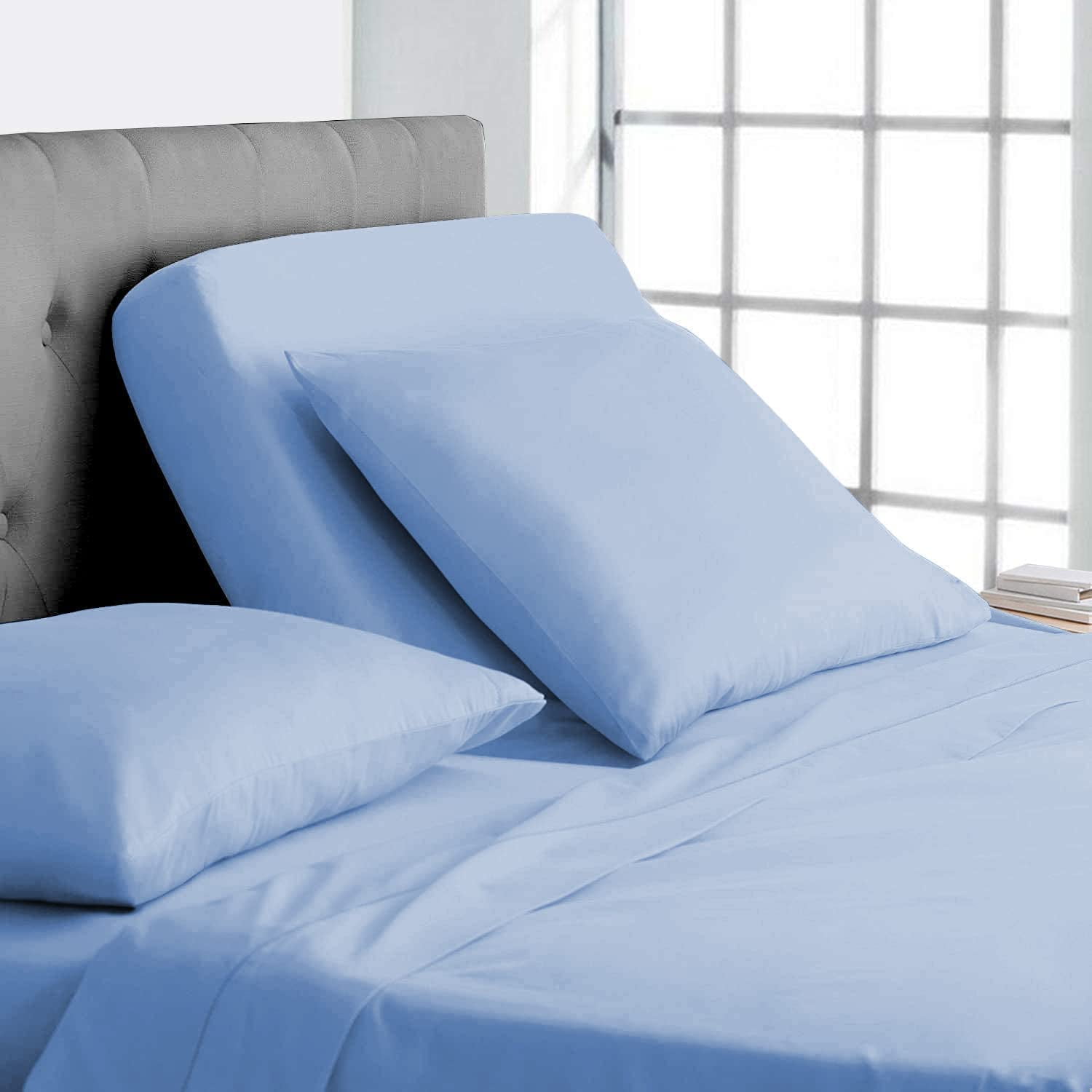 100% Egyptian Cotton - 1000 Thread Count Sheets for Adjustable Beds ...