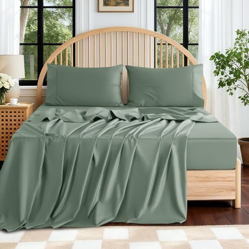 100% Egyptian Cotton Sheets Queen Size - 600 Thread Count, Luxury Hotel ...