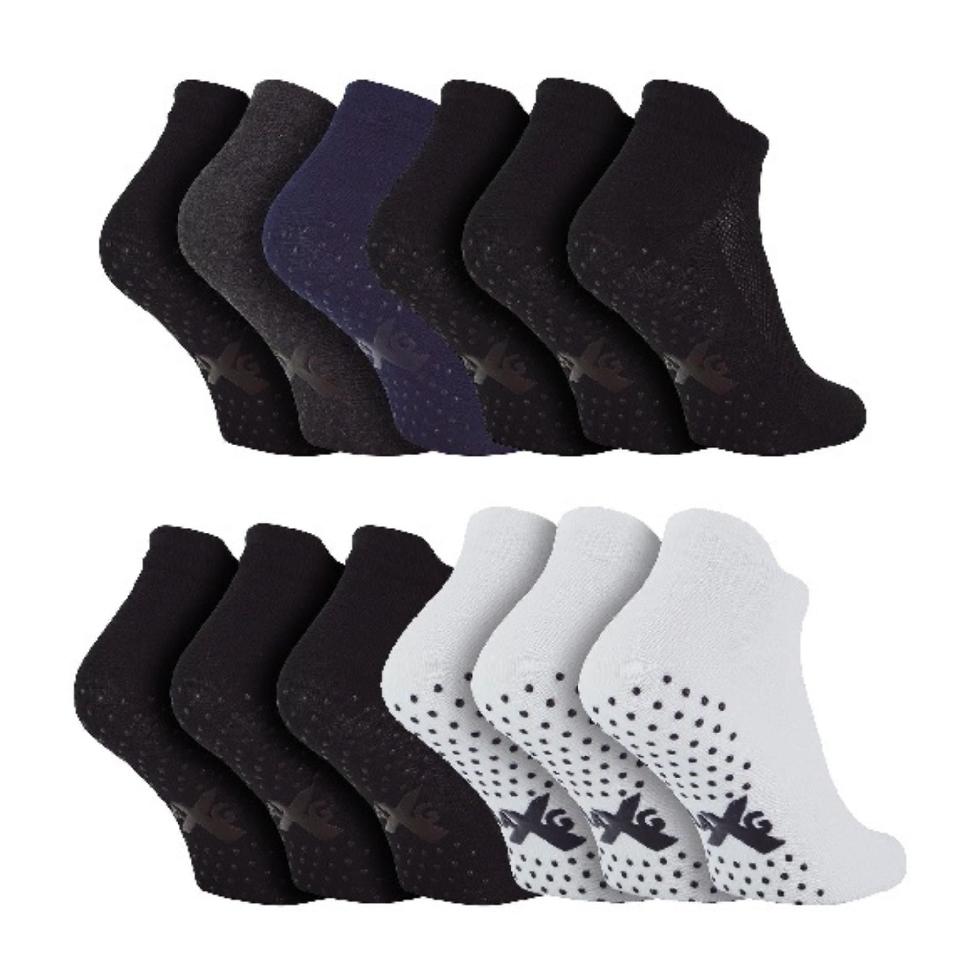 100% Egyptian Cotton Men's Socks | 6 Pairs | High Fit, Seamless, Ribbed ...