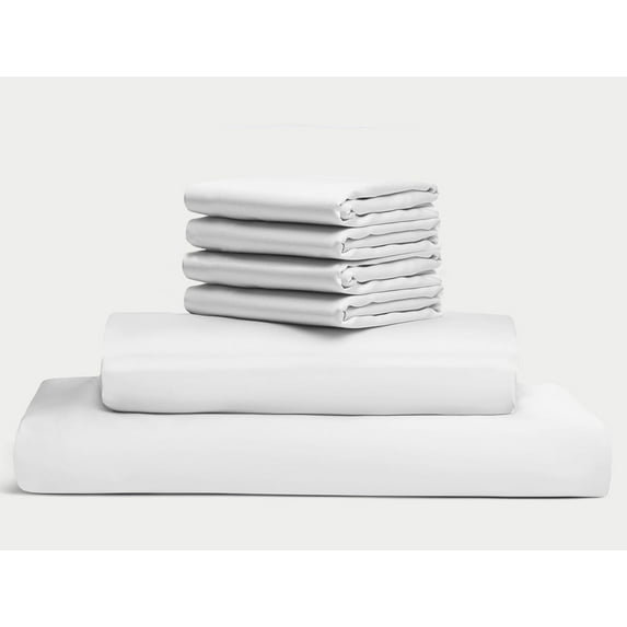 100% Egyptian Long Staple Cotton Bedsheet Set, 400 Thread Count, 6-PC ...