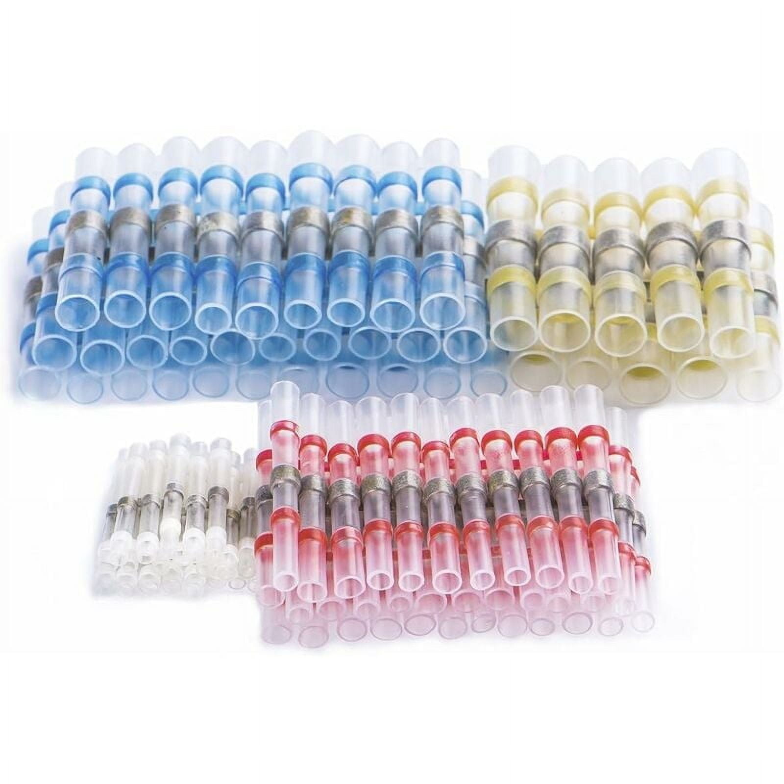 100 Electrical Terminal Blocks, 4 Sizes Of Heat Shrinkable Sheaths ...