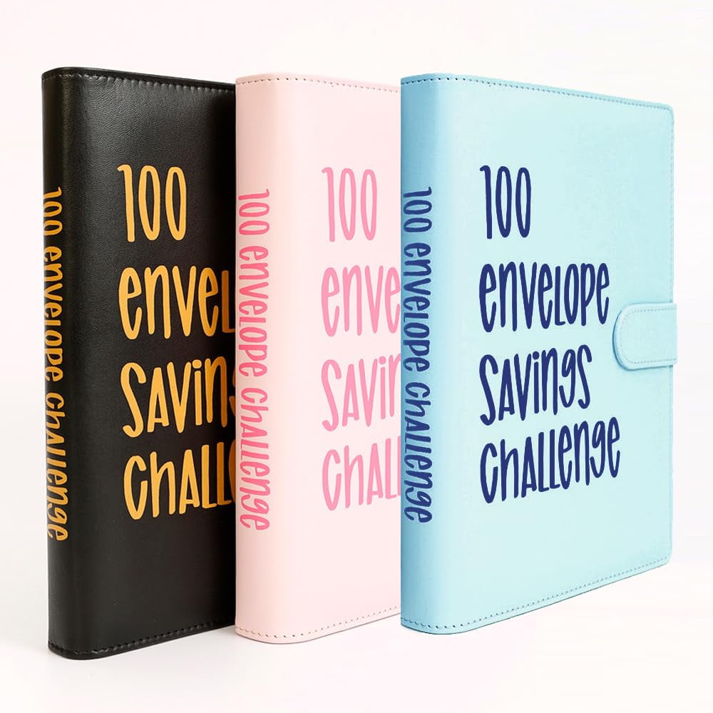 100 Envelope Challenge Binder, Easy and Fun Way to Save $5,050, Budget ...