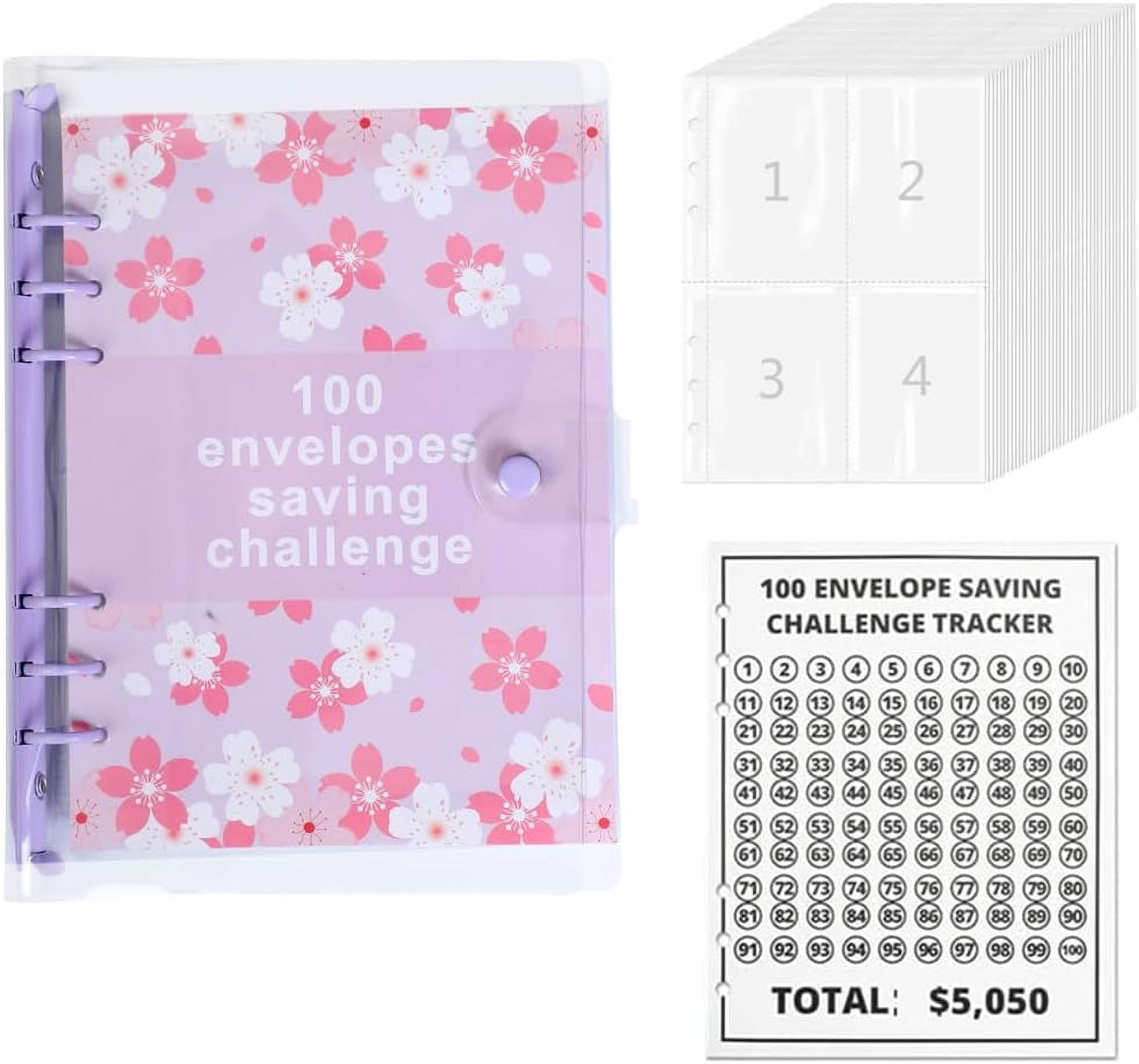 100 Envelope Challenge Binder | Easy and Fun Way to Save $5,050 ...