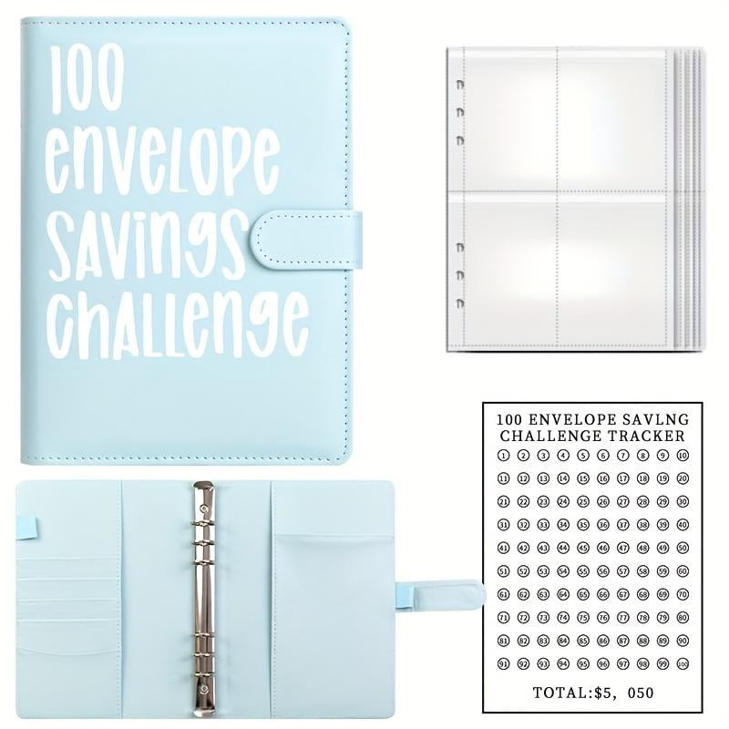 100 Envelope Challenge Binder, Money Saving Challenge Book - Easy & Fun ...