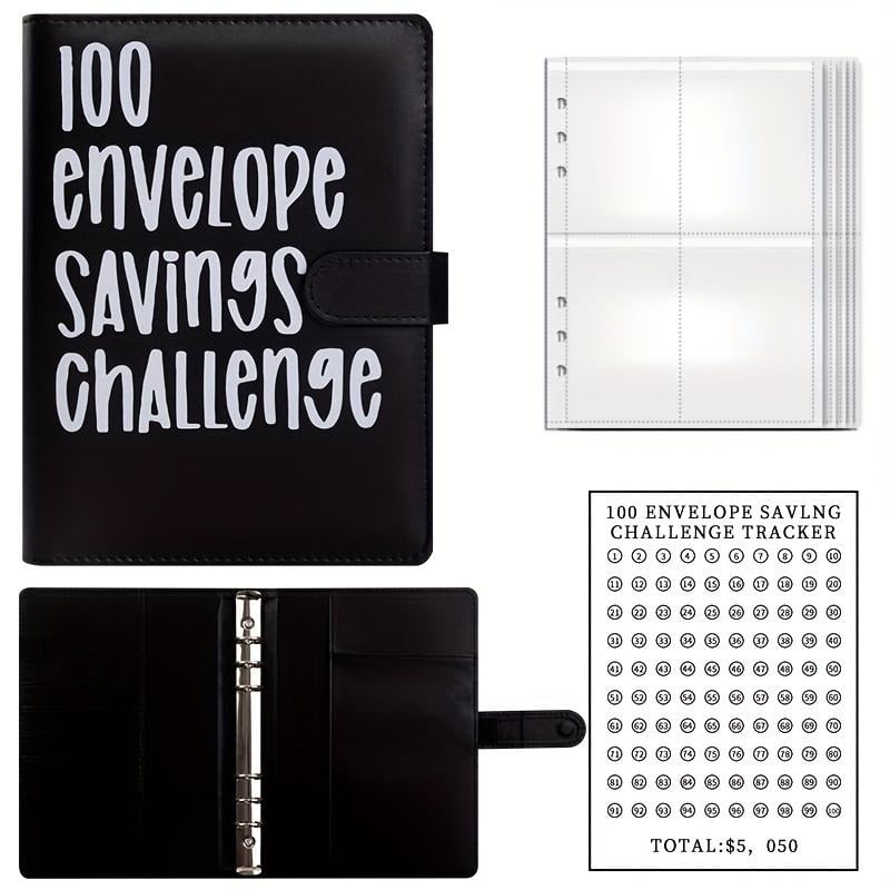 100 Envelope Challenge Binder, Money Saving Challenge Book - Easy & Fun ...
