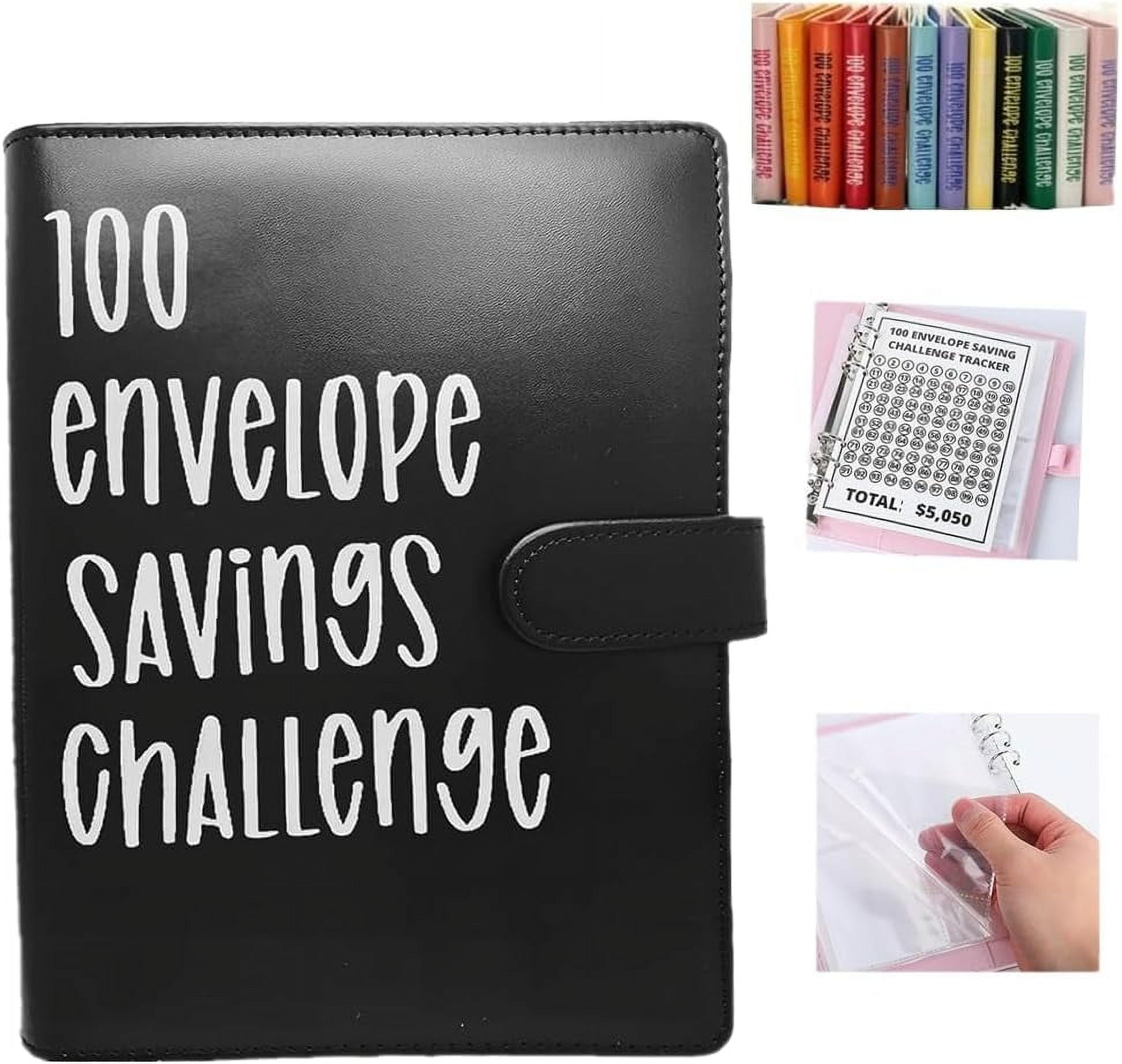 100 Envelope Challenge Binder, Savings Challenges Sheets ，Budget Binder ...