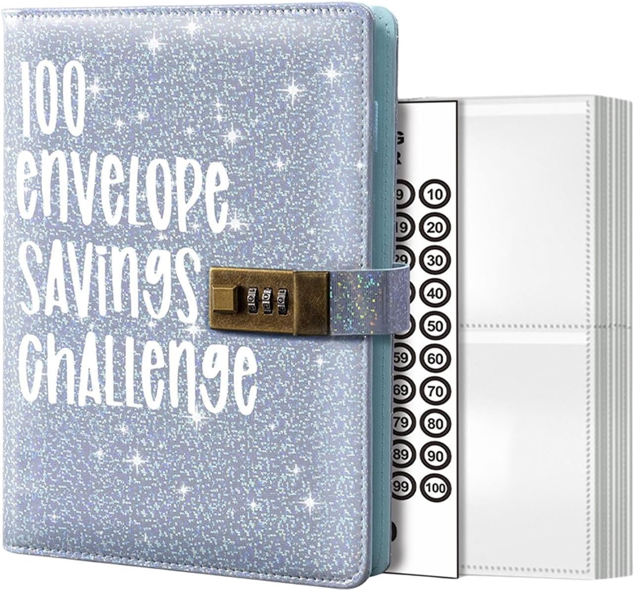100 Envelope Saving Challenge, A6 Ring Binder Budget Planner Savings ...