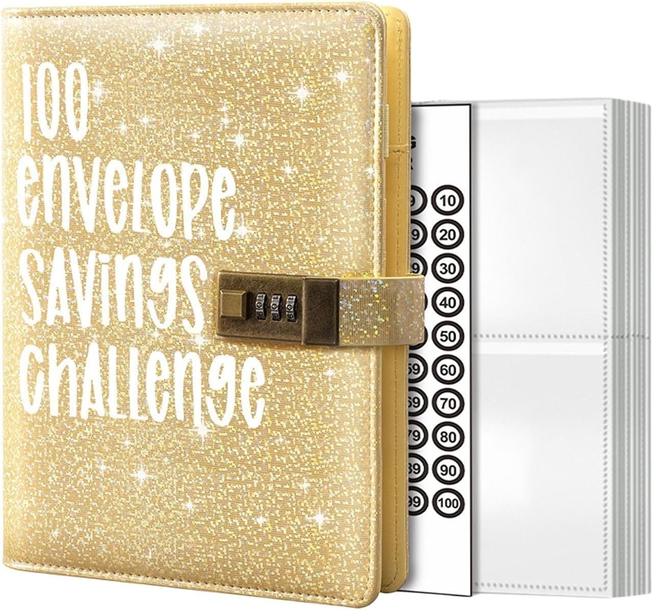 100 Envelope Saving Challenge, A6 Ring Binder Budget Planner Savings ...