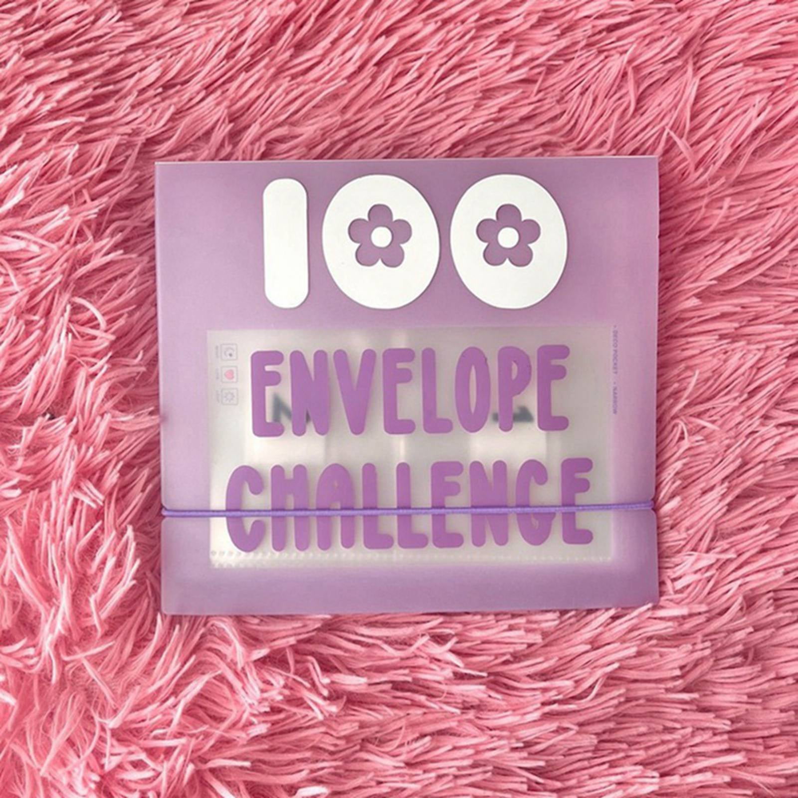 100 Envelopes Cash Saving Challenge Box kit Cash Saving, Envelope kit ...