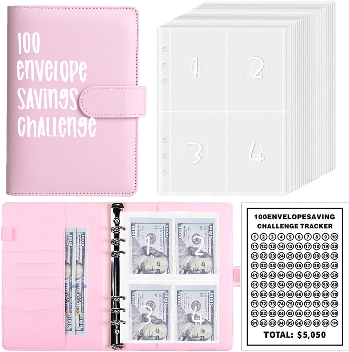 96 Pack Bulk Budget Envelopes for Cash System, Budgeting Tracker Binder ...