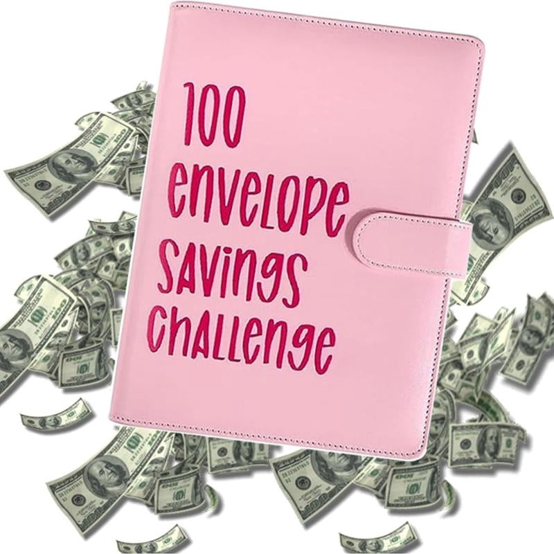 100 Envelopes Money Saving Challenge Binder Achieving Financial Goals ...