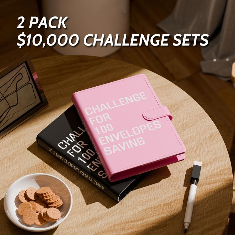 100 Envelopes Saving Challenge, Money Saving Planner Cash Envelope ...