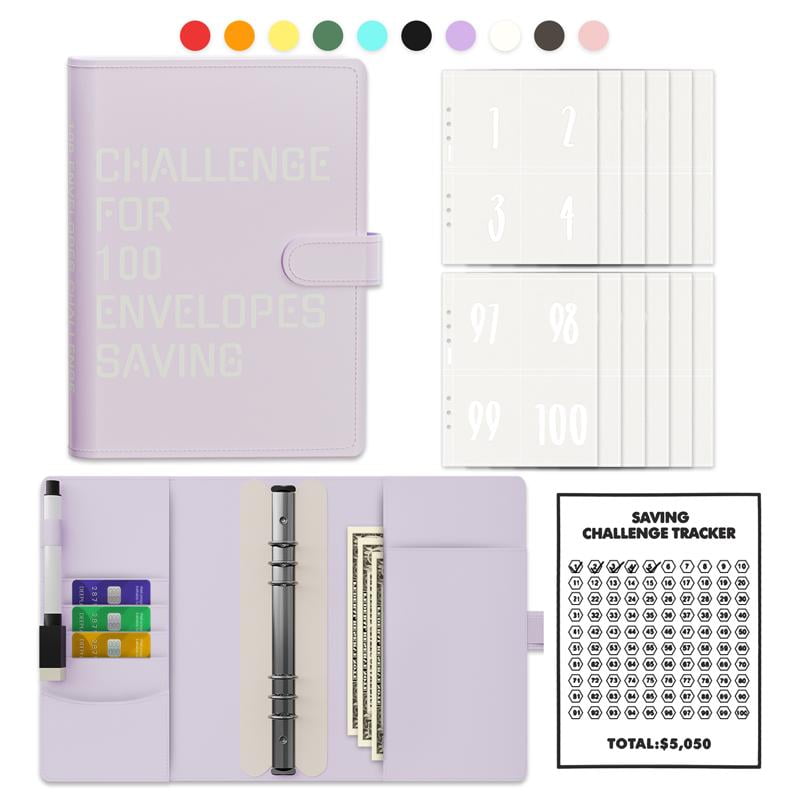 100 Envelopes Saving Challenge with Pen,Easy and Fun Way to Save $5,050 ...