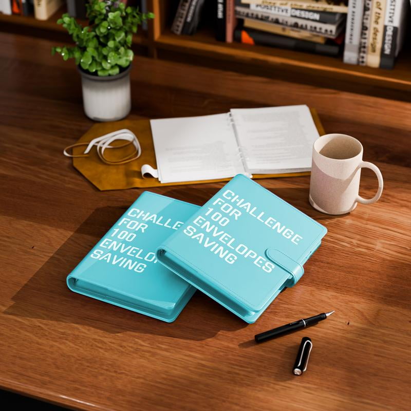 100 Envelopes Saving Challenge,Save $5,050,Money-Saving Notebook ...