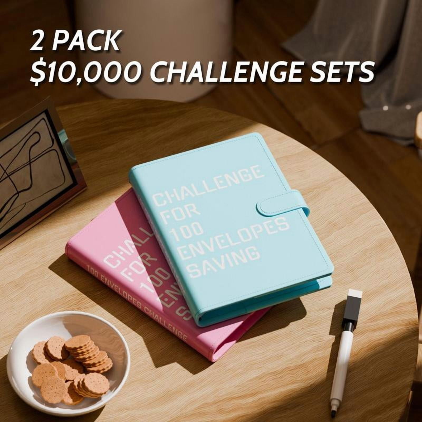 100 Envelopes Saving Challenge, Saving Challenge Book - Easy & Fun Way ...