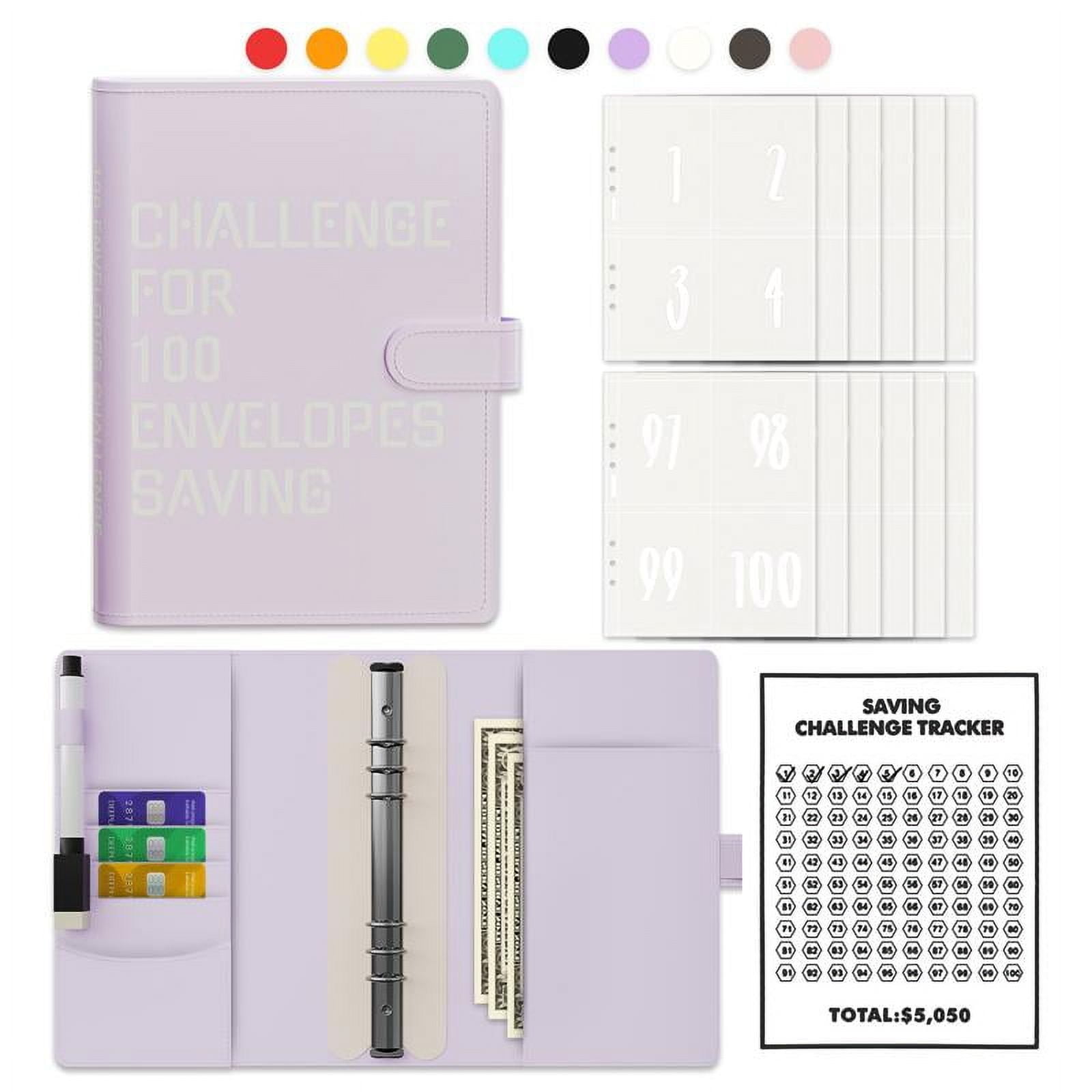 100 Envelopes Savings Challenge – Save $5,050 Fast with A5 Budget ...