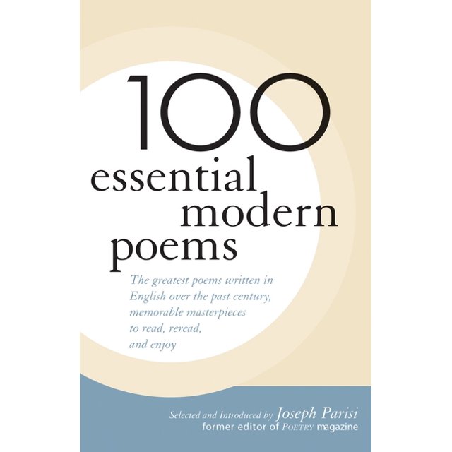 100 Essential Modern Poems, (Hardcover) - Walmart.com