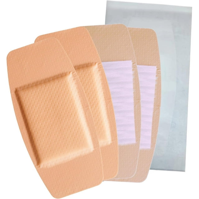 100 Extra Large Adhesive Bandage Patch –50mm*100mm Sterile Sheer ...