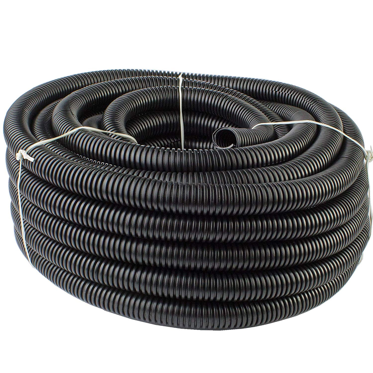 100 FT 1/2" 13mm Split Wire Loom Polyethylene Tubing Marine Conduit LOT ...