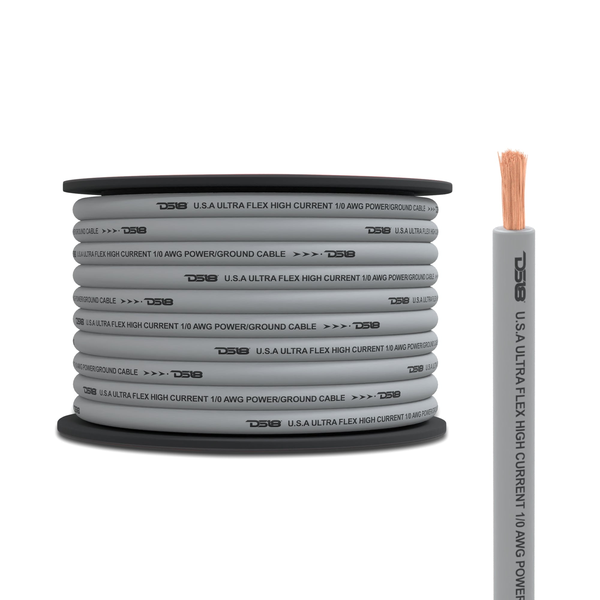 100 FT 4 Gauge AWG 100FT Power Ground Wire Battery SILVER - Walmart.com