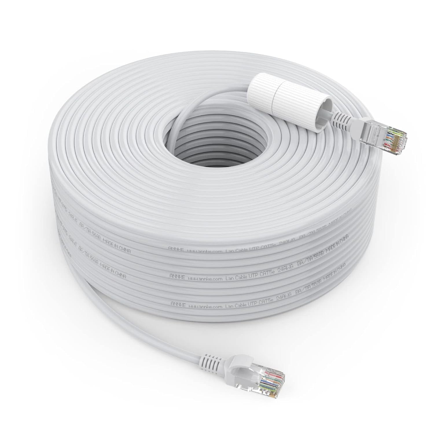 100 FT Cat5e Internet High-Speed Network Cable High-Speed PoE Ethernet ...