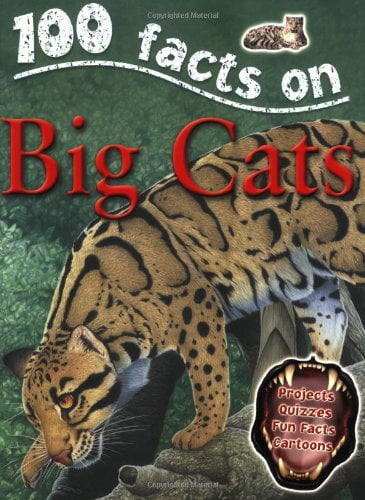 Pre-Owned 100 Facts Big Cats: Projects, Quizzes, Fun Facts, Cartoons ...