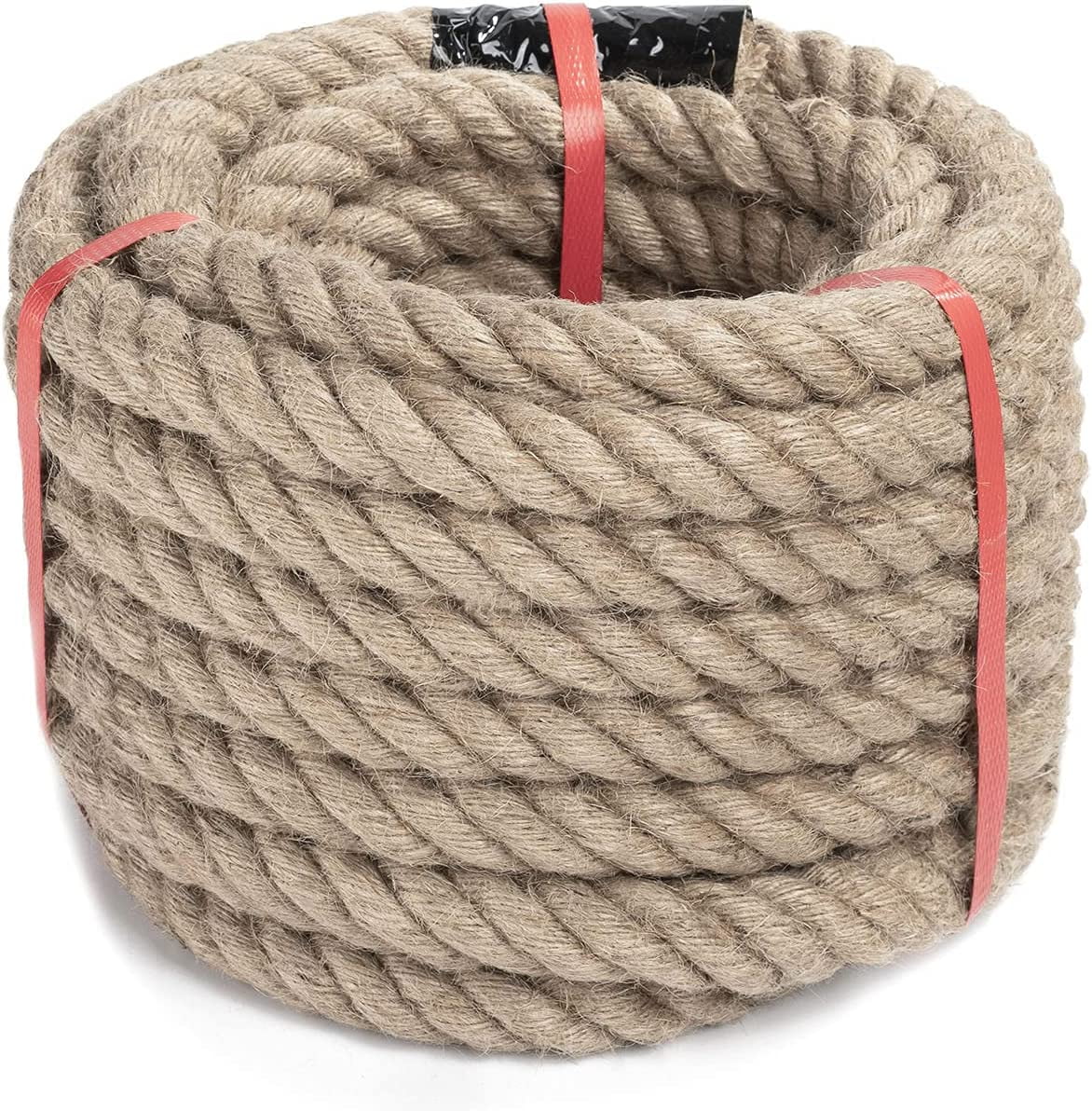 100 Feet 8mm Jute Twine, Heavy Duty Jute Rope, Natural Hemp Rope for ...
