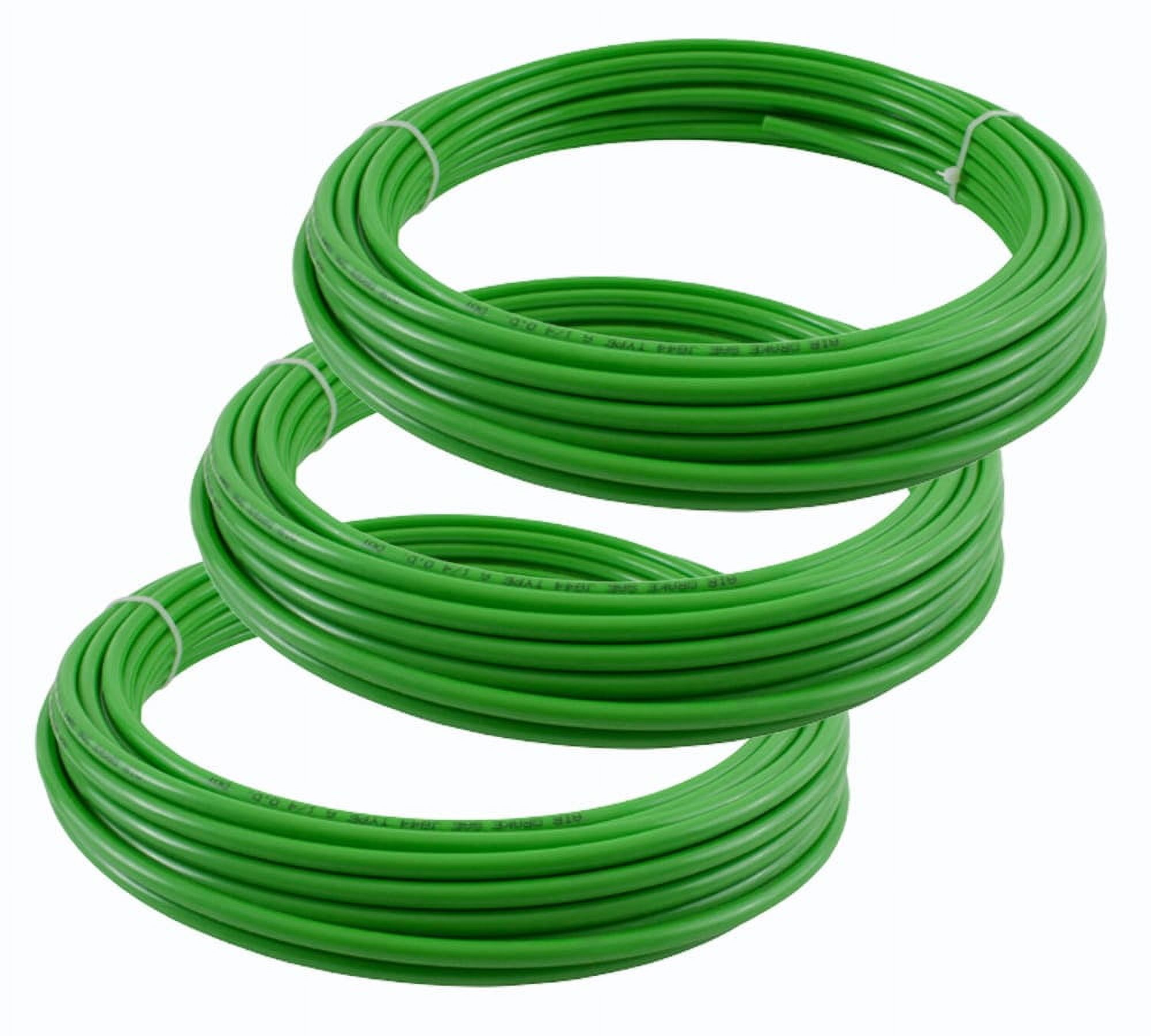 100 Feet DOT Air Brake Tubing 1/2", 1/4" and 3/8" - Green - Walmart.com
