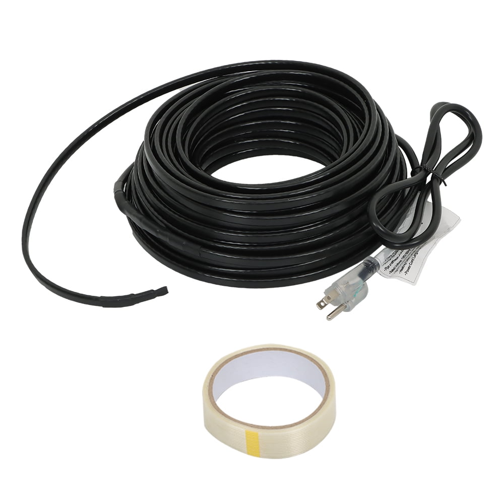 100 Feet Heat Tape 8 Watts Per Foot Heating Cable Suitable for Roof ...