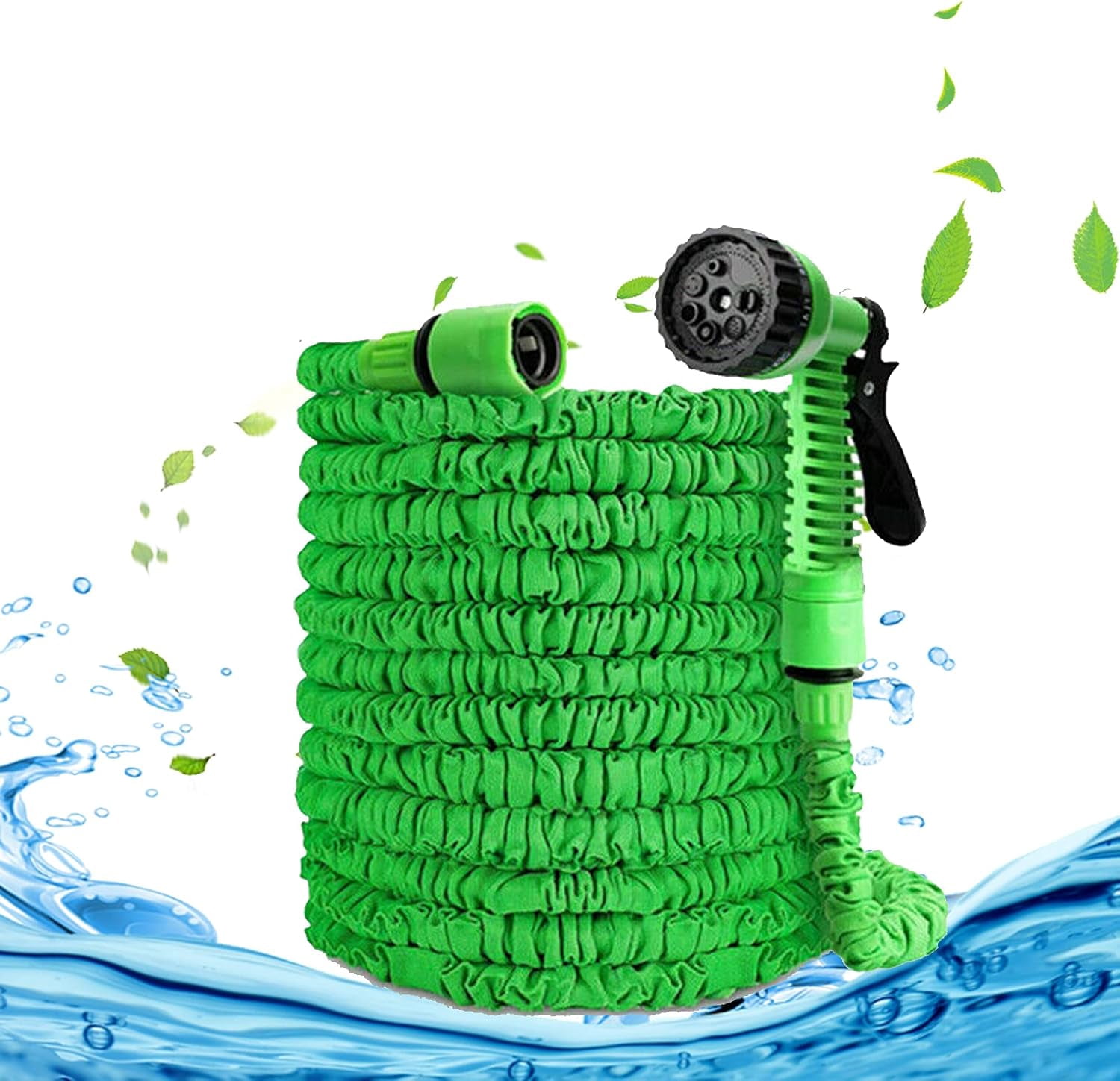 100 Feet Lightweight Hose Pipe with Sprayer Nozzle 3 Times Expanding ...
