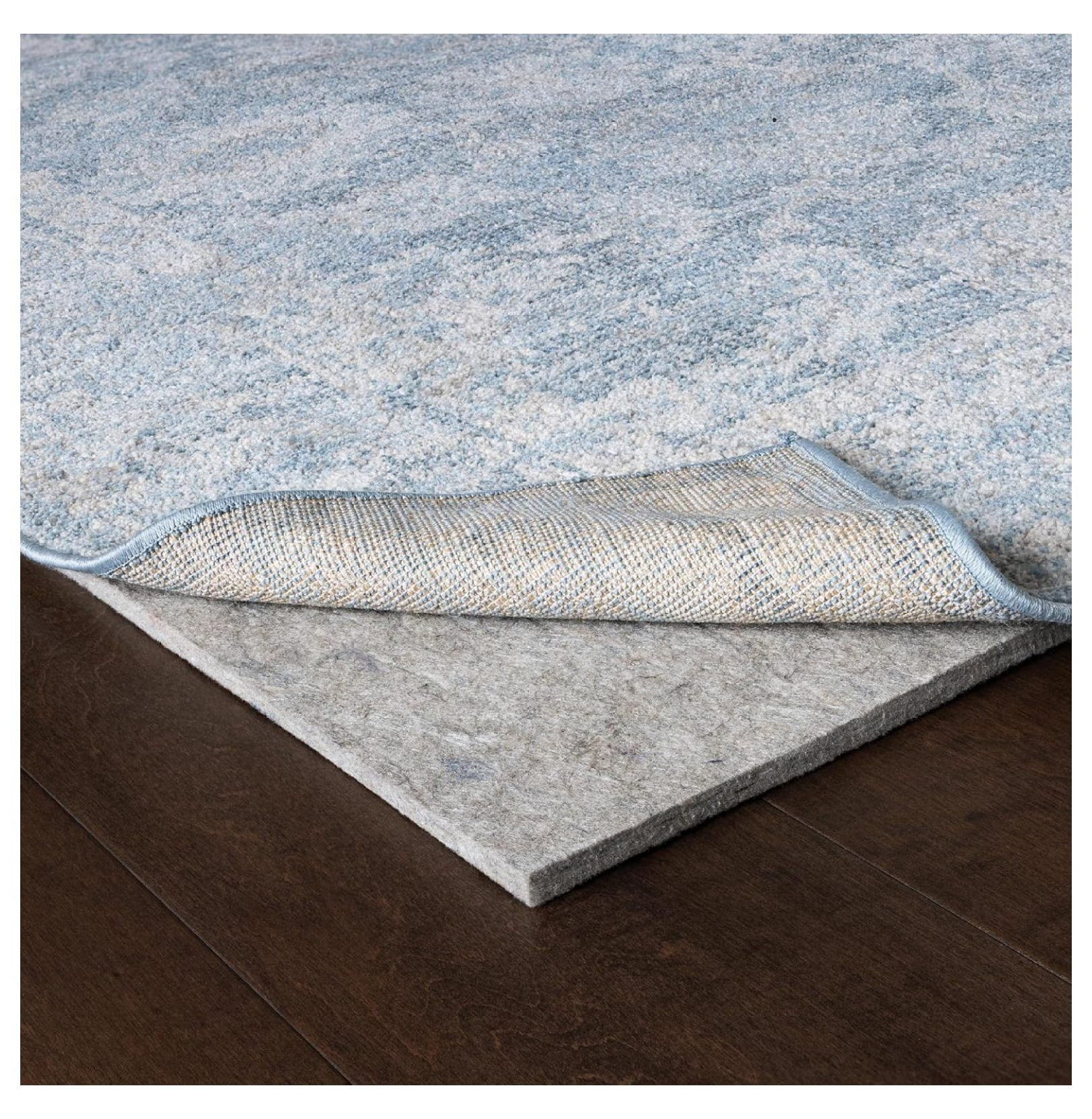 100% Felt 6'10" x 9'10" Rug Pad for Hardwood Floors, 1/4 Inch Thick ...