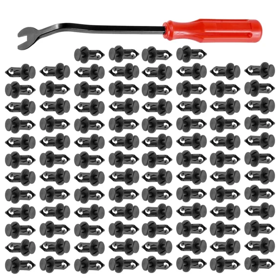 100 Fender Rivet Clips w/ Tool for Polaris RZR XP Turbo / RZR XP 4 ...