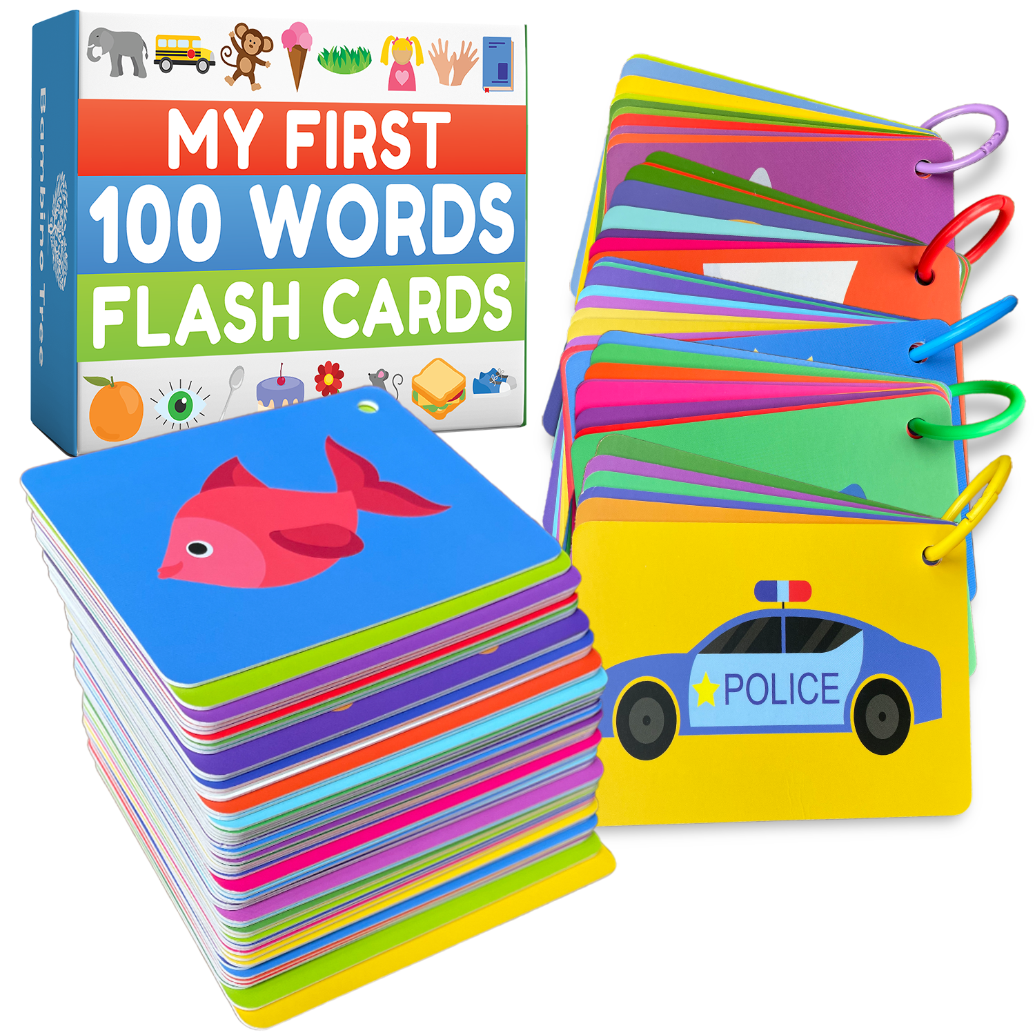 100 First Words Flash Cards - Walmart.com