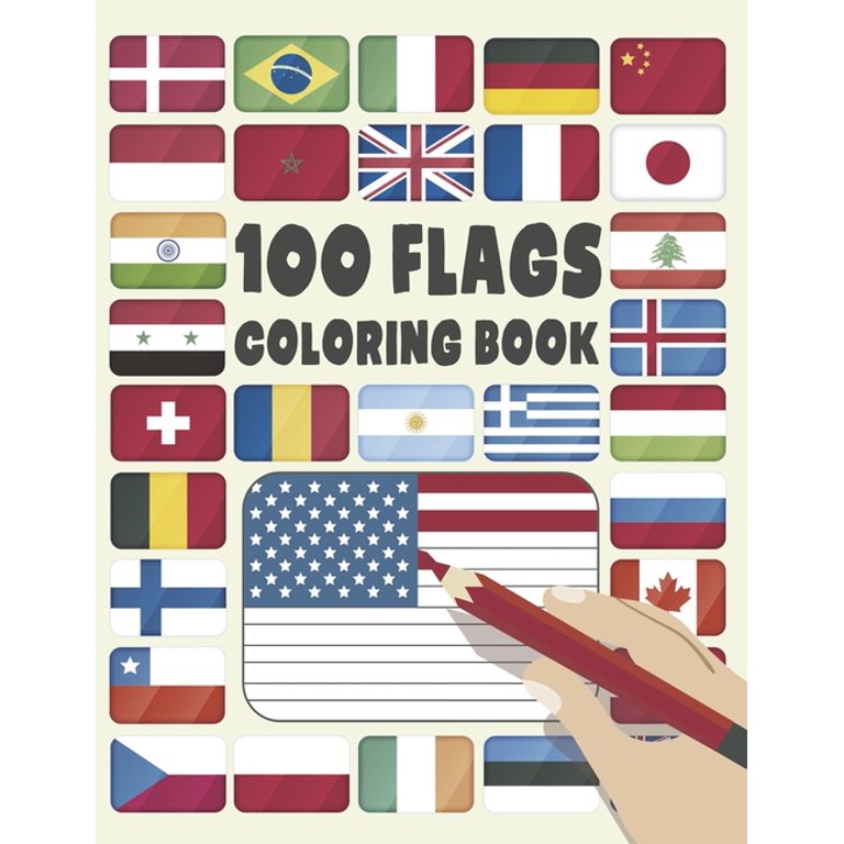 world countries flags coloring pages